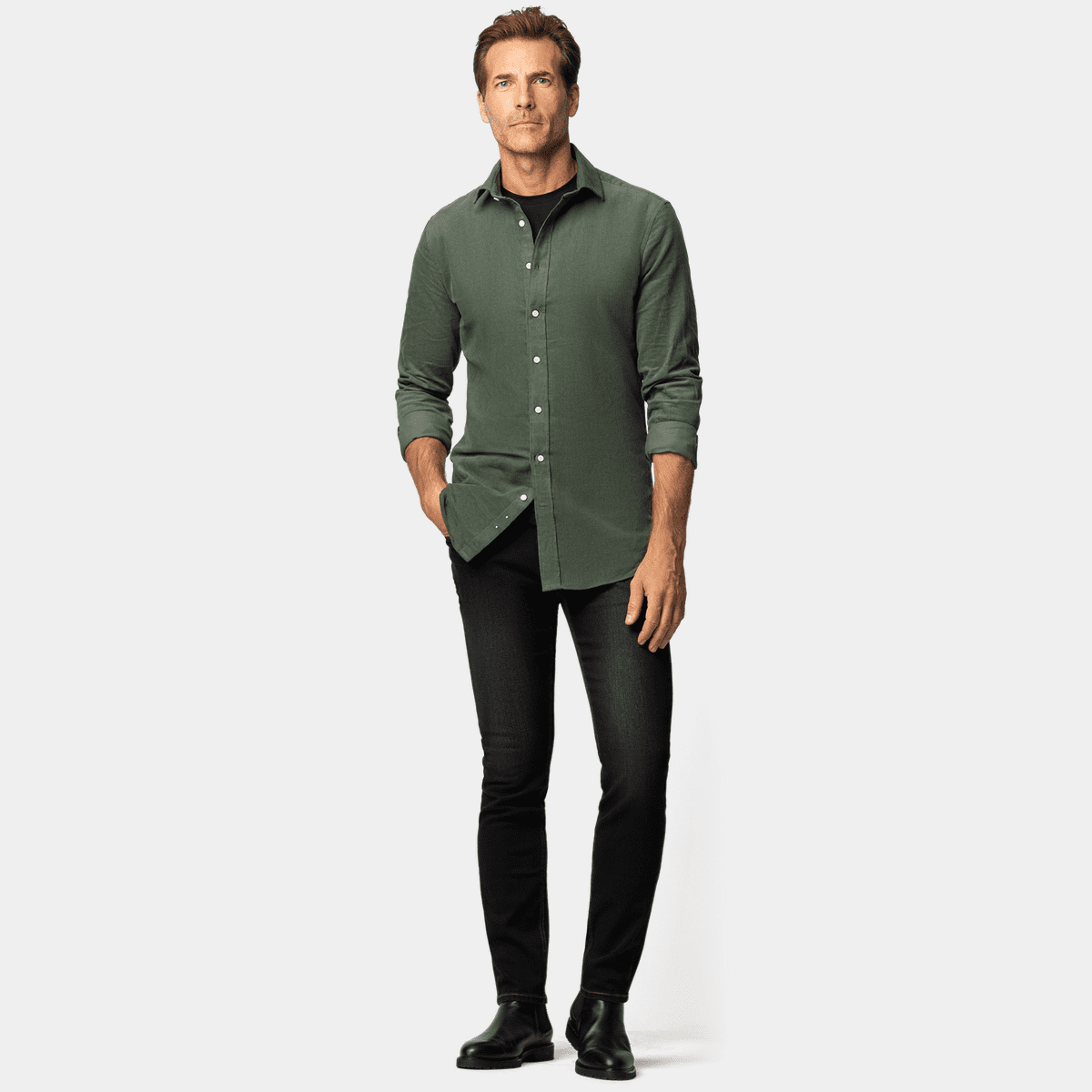 Modern Green Dress Shirts l Hockerty - Hockerty