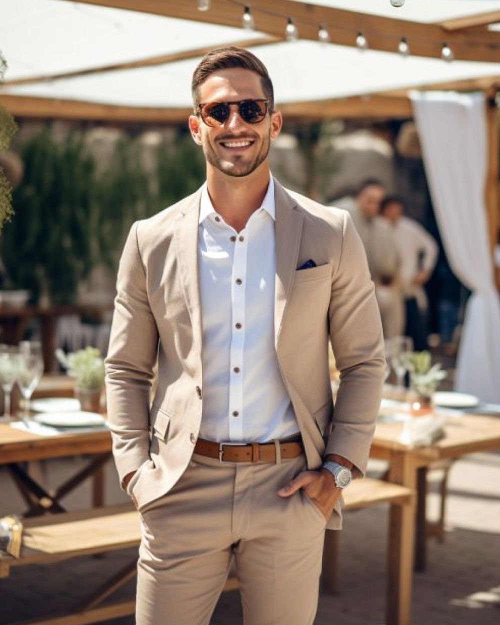 Suit Outfits Beige | Hockerty