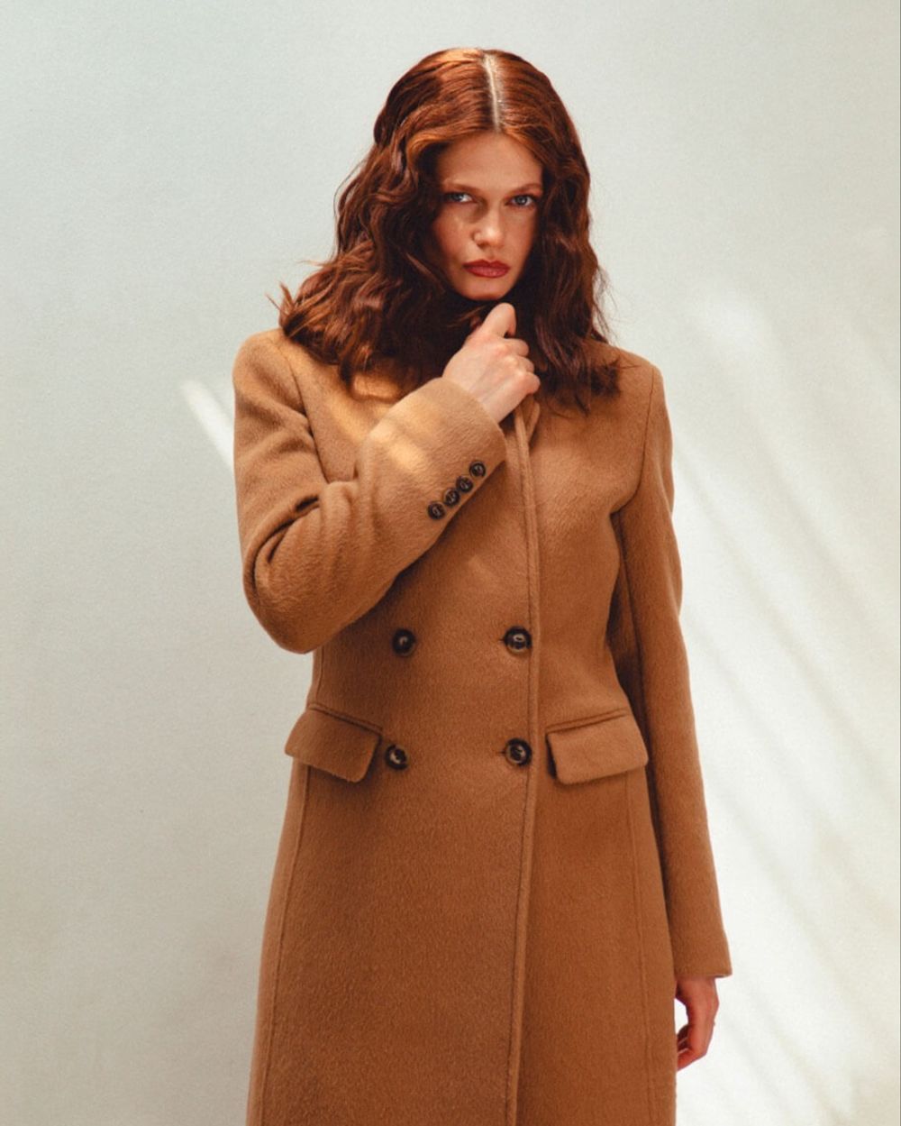 Abrigo Largo Color Camel | Sumissura