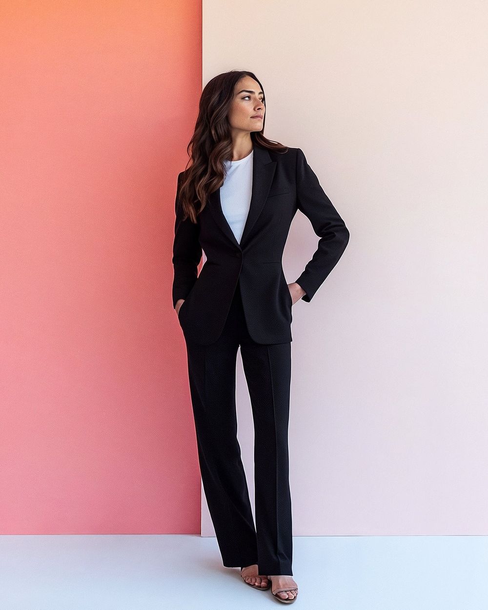 Black stretch Pantsuit | Sumissura