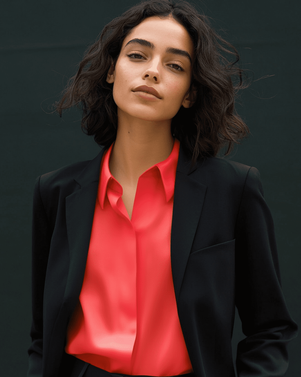 Charcoal Pinstripe Suit with Black Loafers | Sumissura