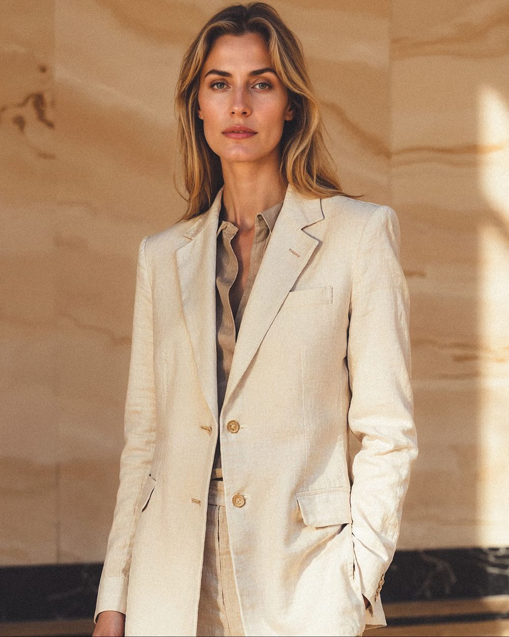 Women's Linen Suits - Sumissura