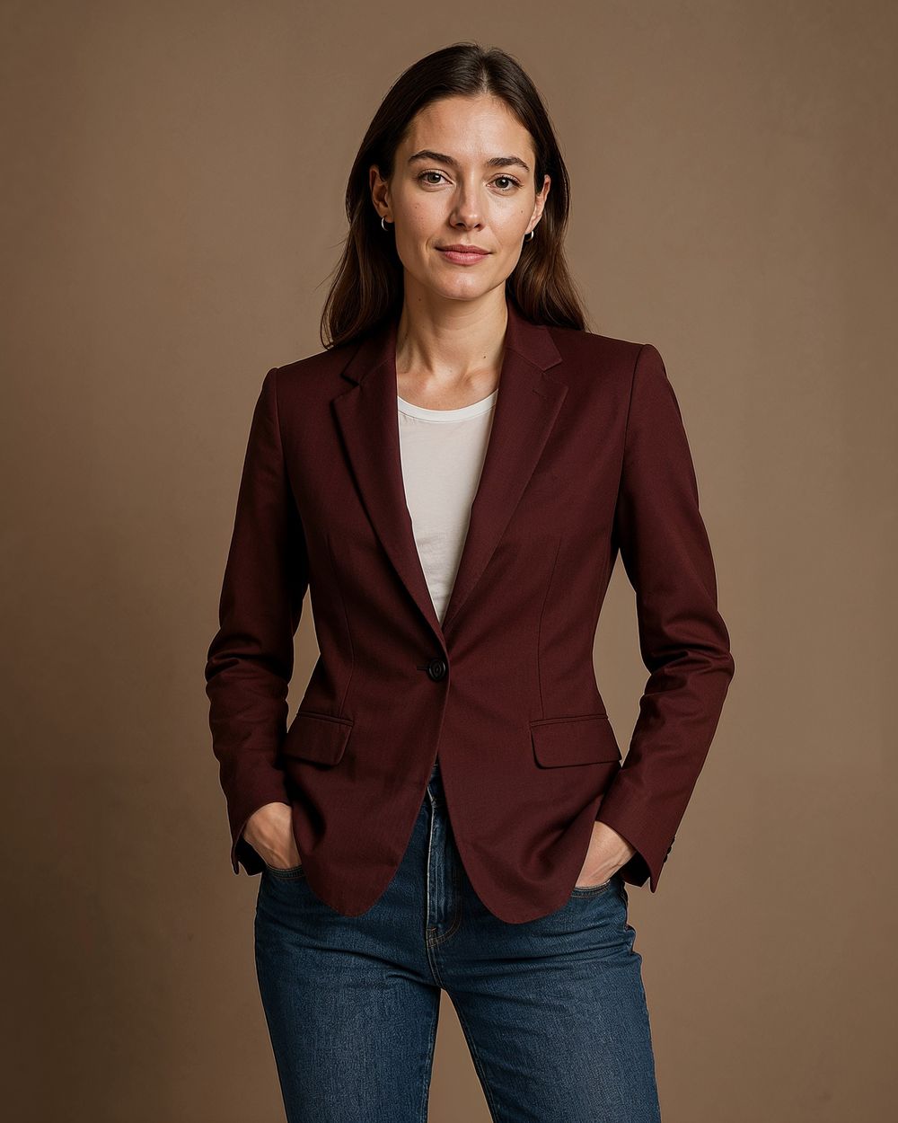 Burgundy Woman Suit | Sumissura