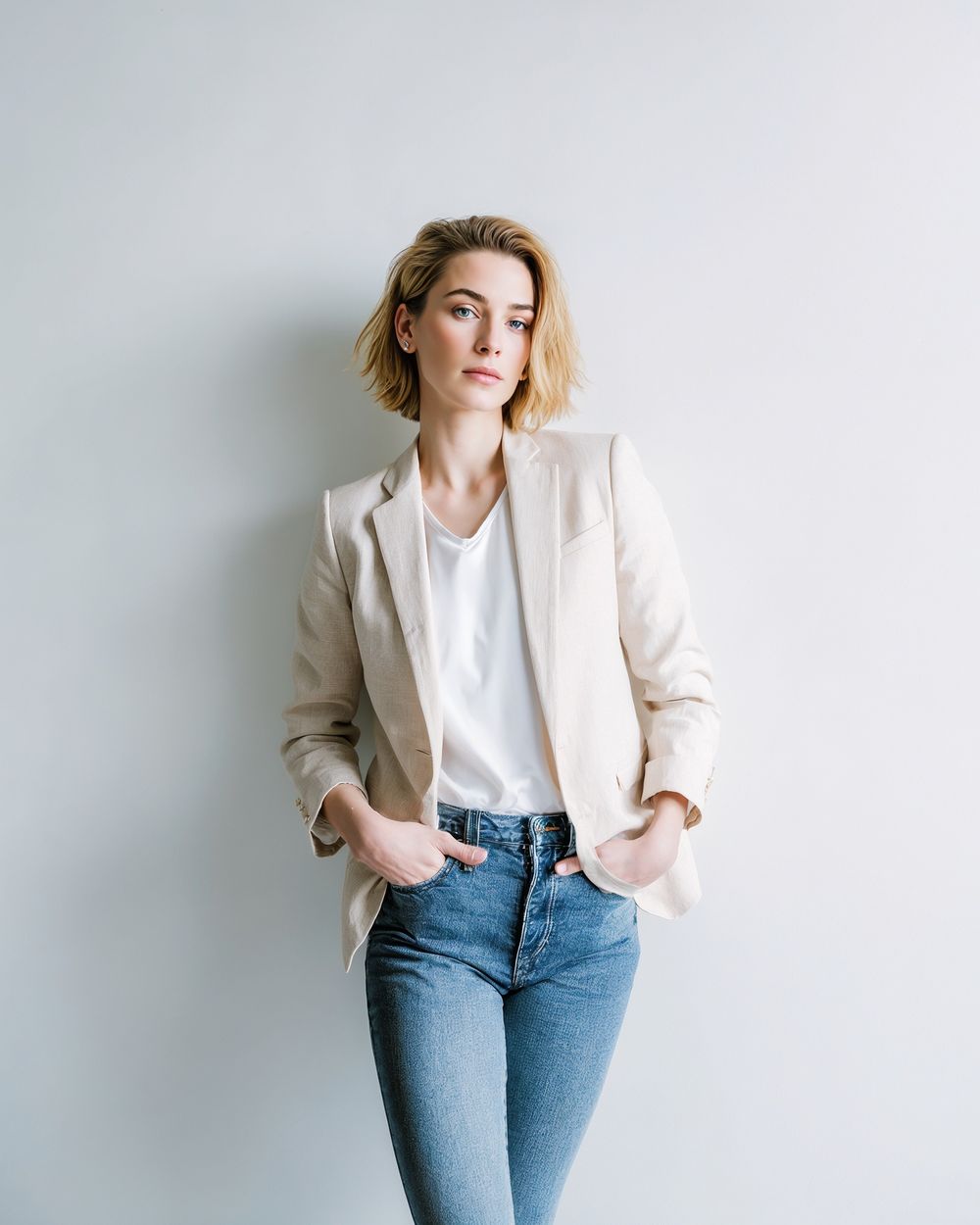 Blazer Outfits Beige