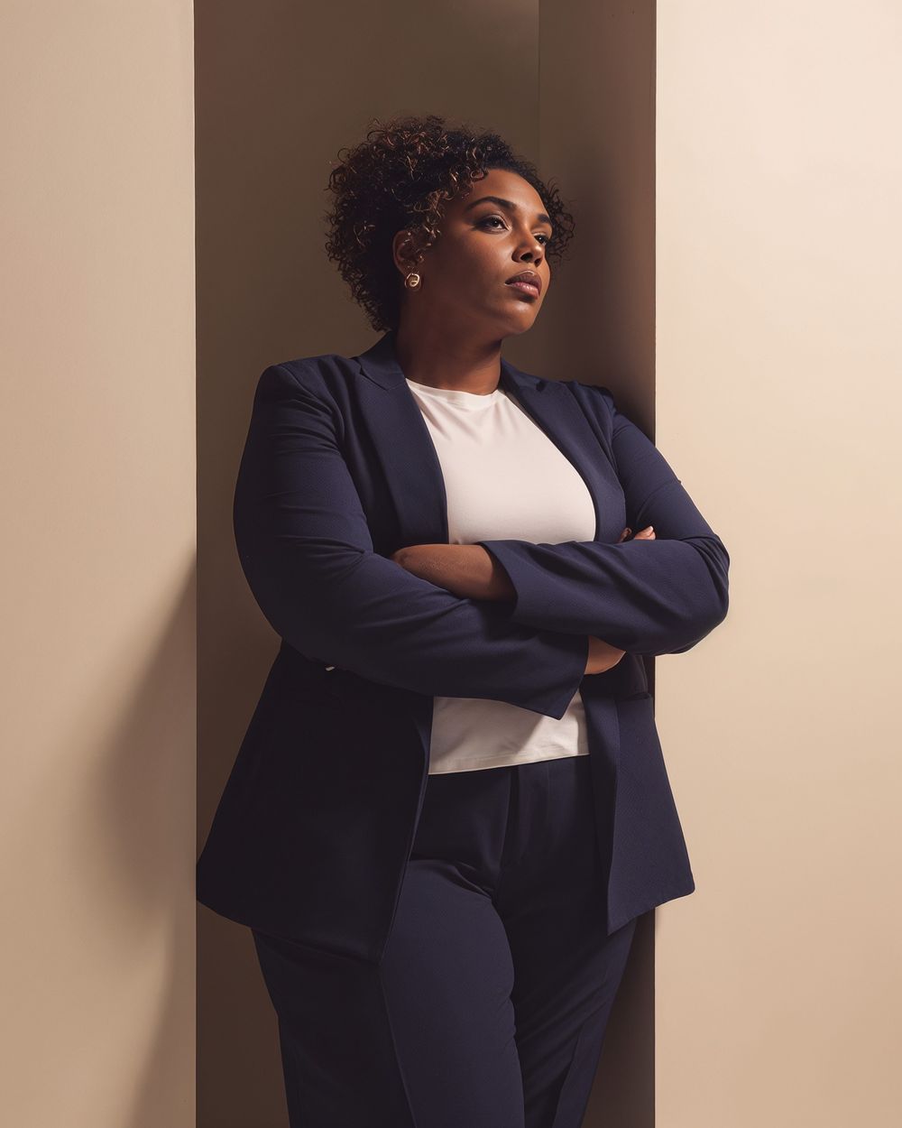 Navy Blue Suit with White Dress Shirt | Sumissura