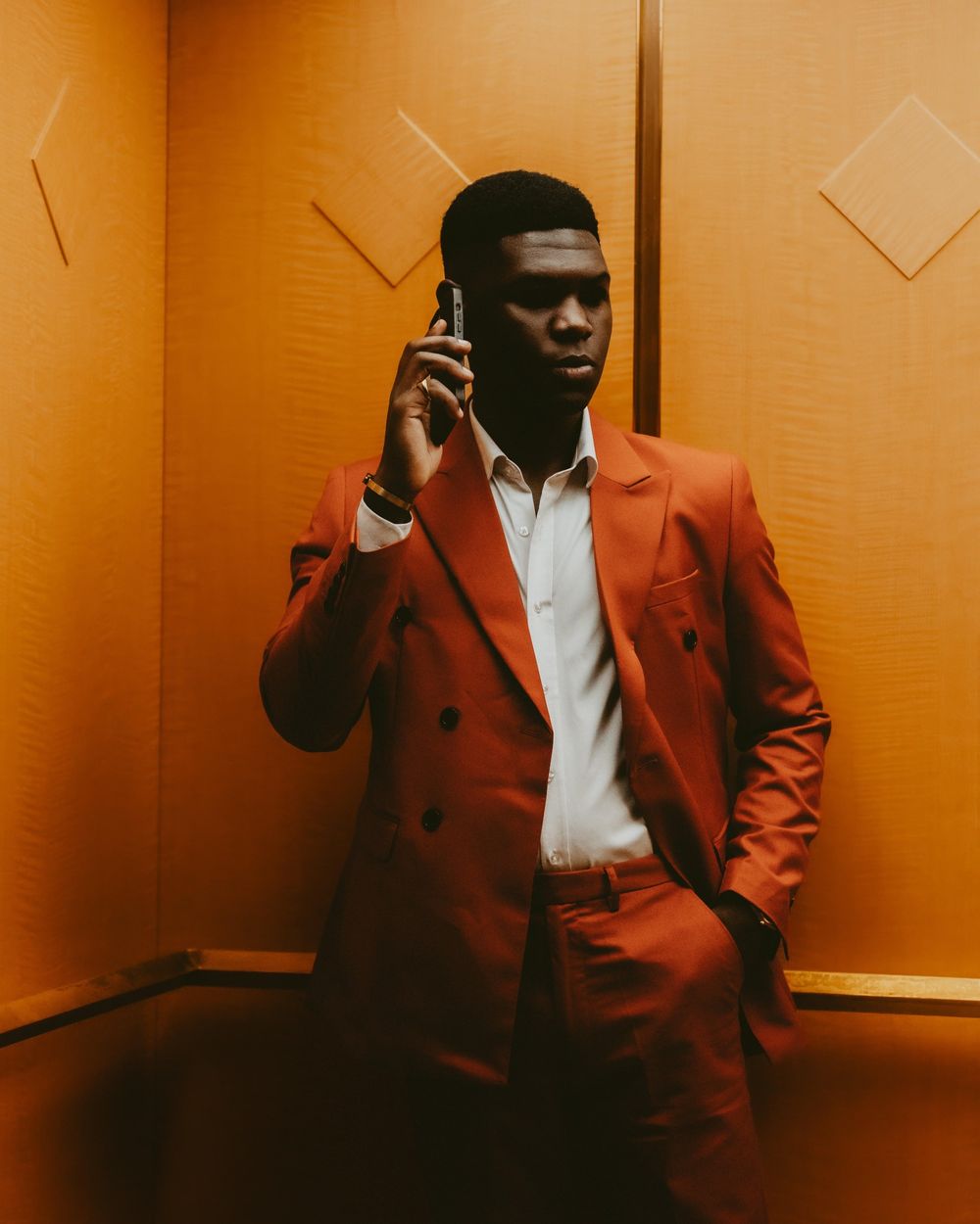 Blue Navy Suit with Purple Tie | Hockerty