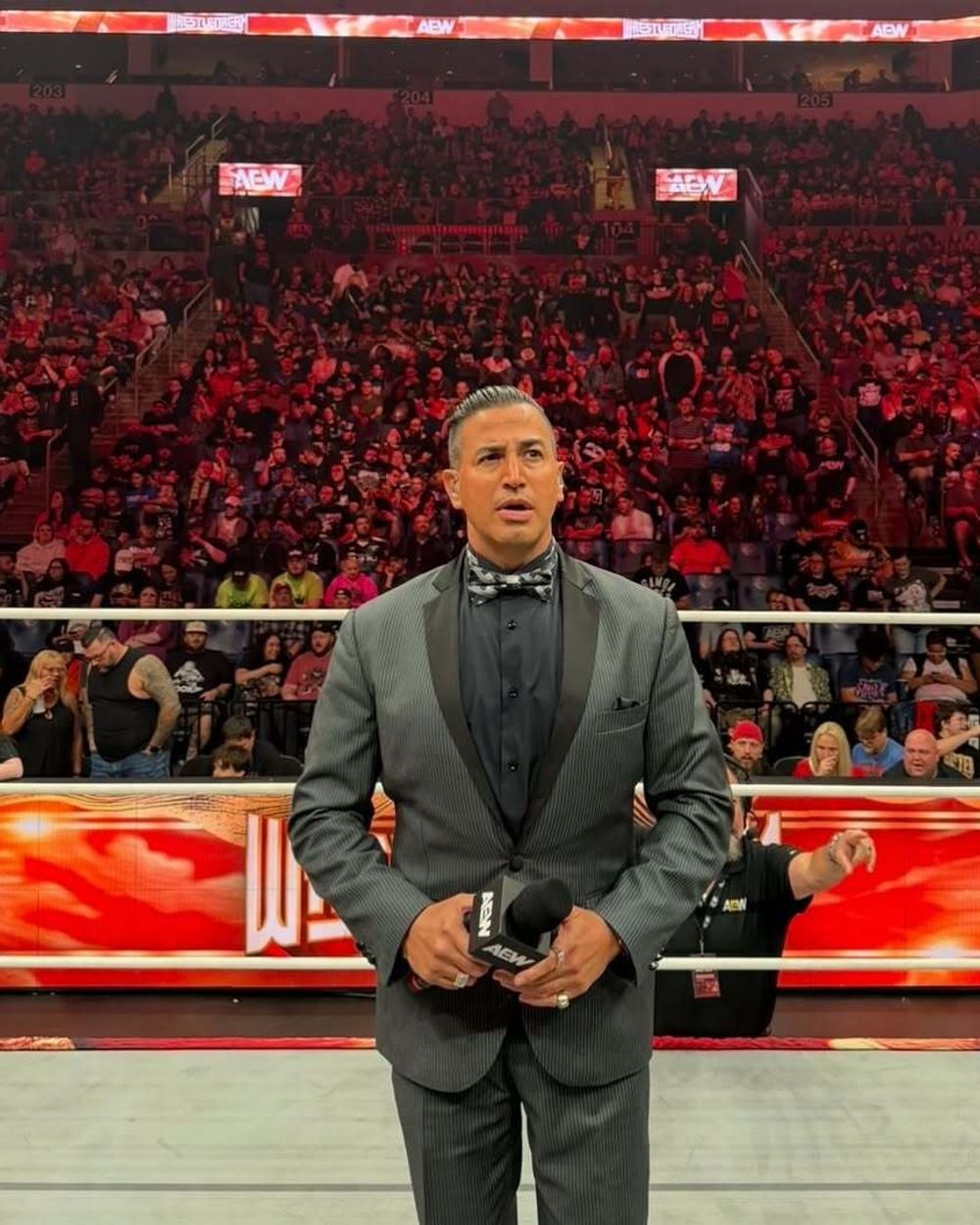 Smoking Gris à Rayures avec Nœud Papillon | Hockerty