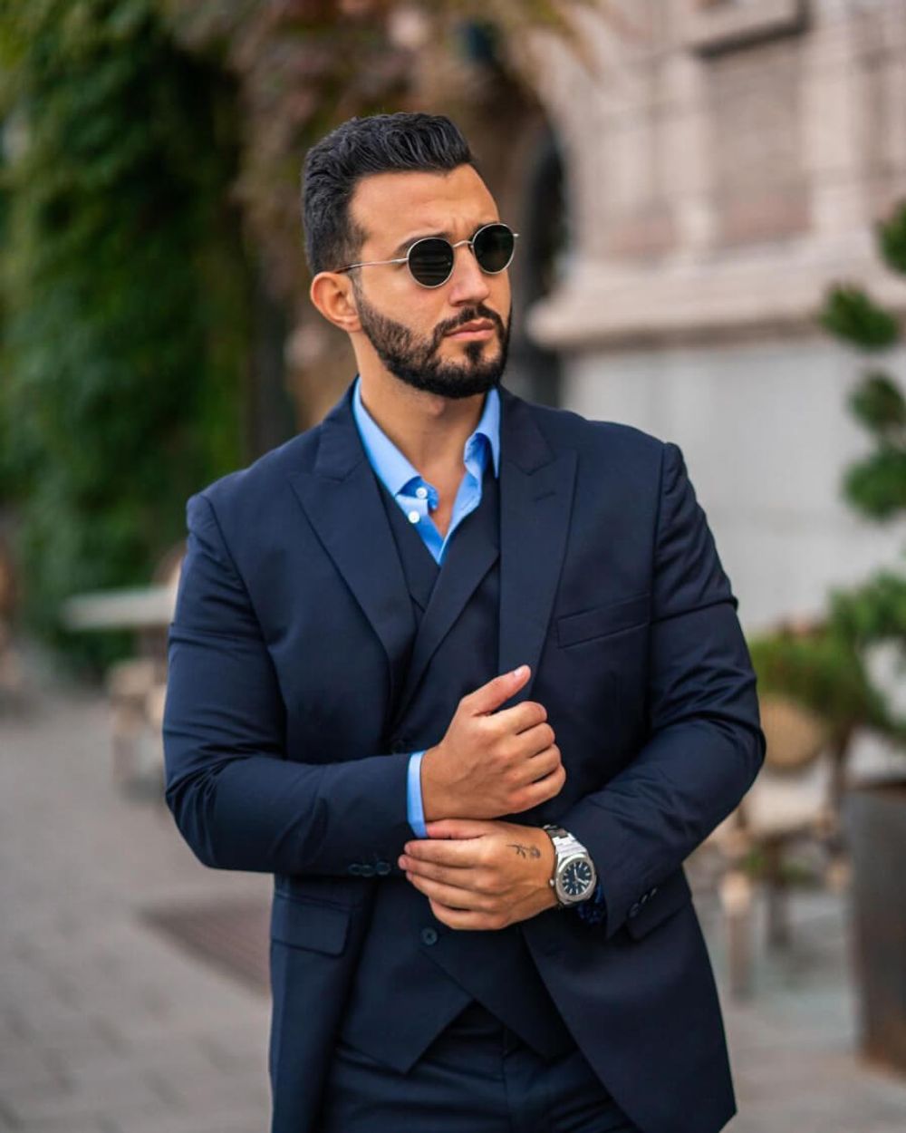 Costume Homme Bleu Moyen En Seersucker L ger Stretch Costume Homme Bleu Moyen En Seersucker L ger Stretch