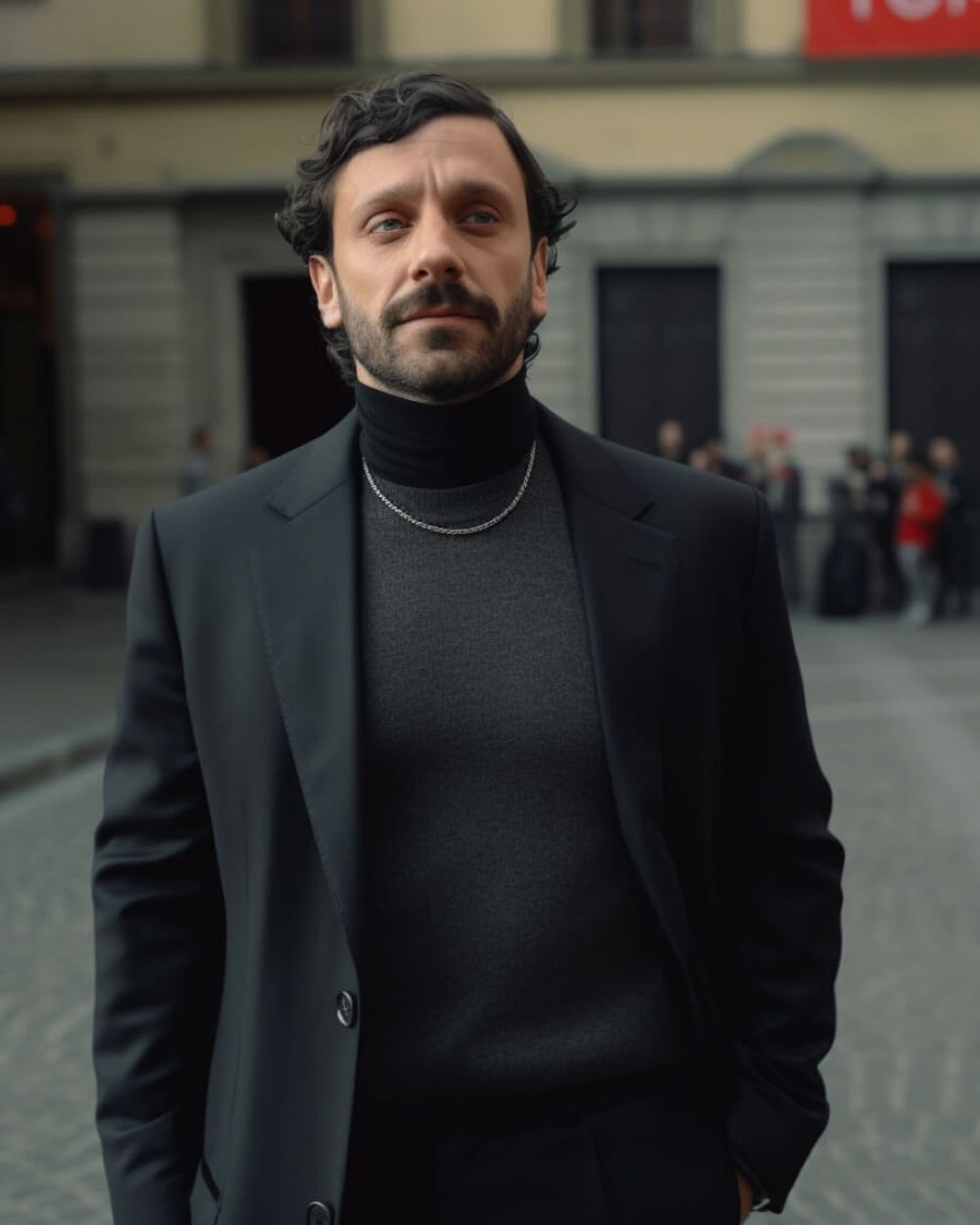 Costumes avec Col Roulé | Hockerty