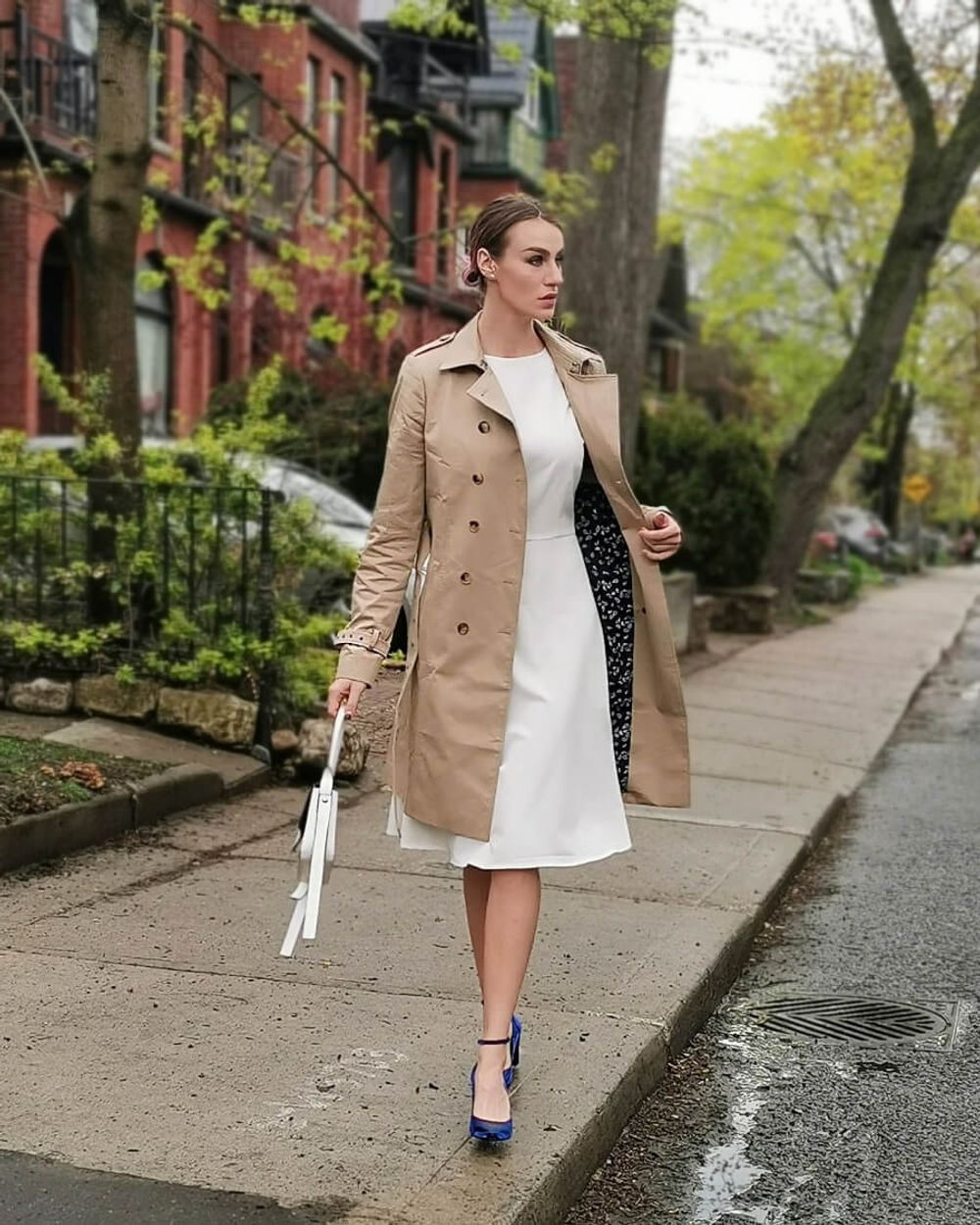 White Trench Coat