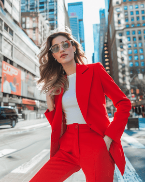 Red Suits for Women - Sumissura