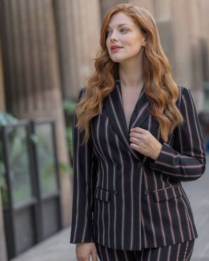 Pinstripe Suits for Women l Sumissura - Sumissura