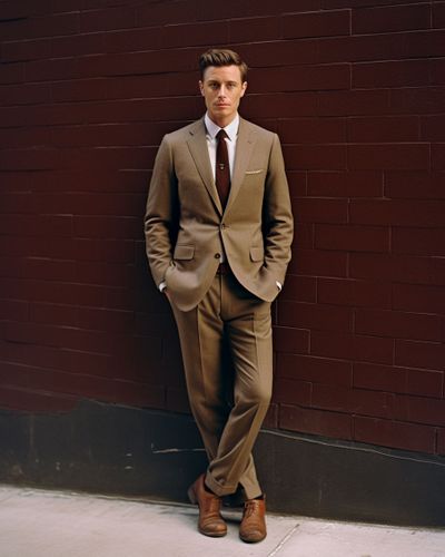 Pink Double-Breasted Suit | Hockerty